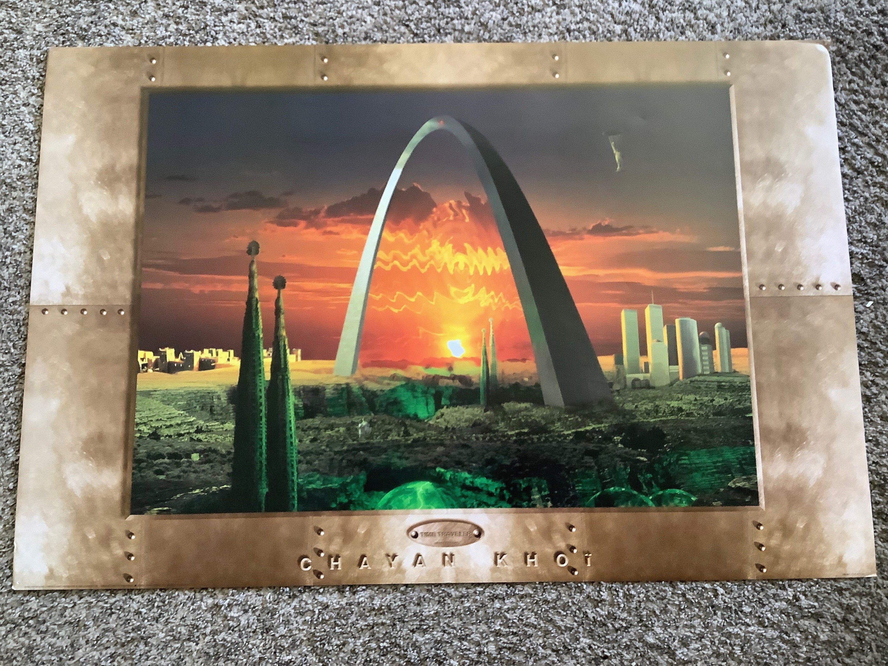 1999 CHAYAN KHOT Cyberealism time Traveler Art Print/poster - Etsy