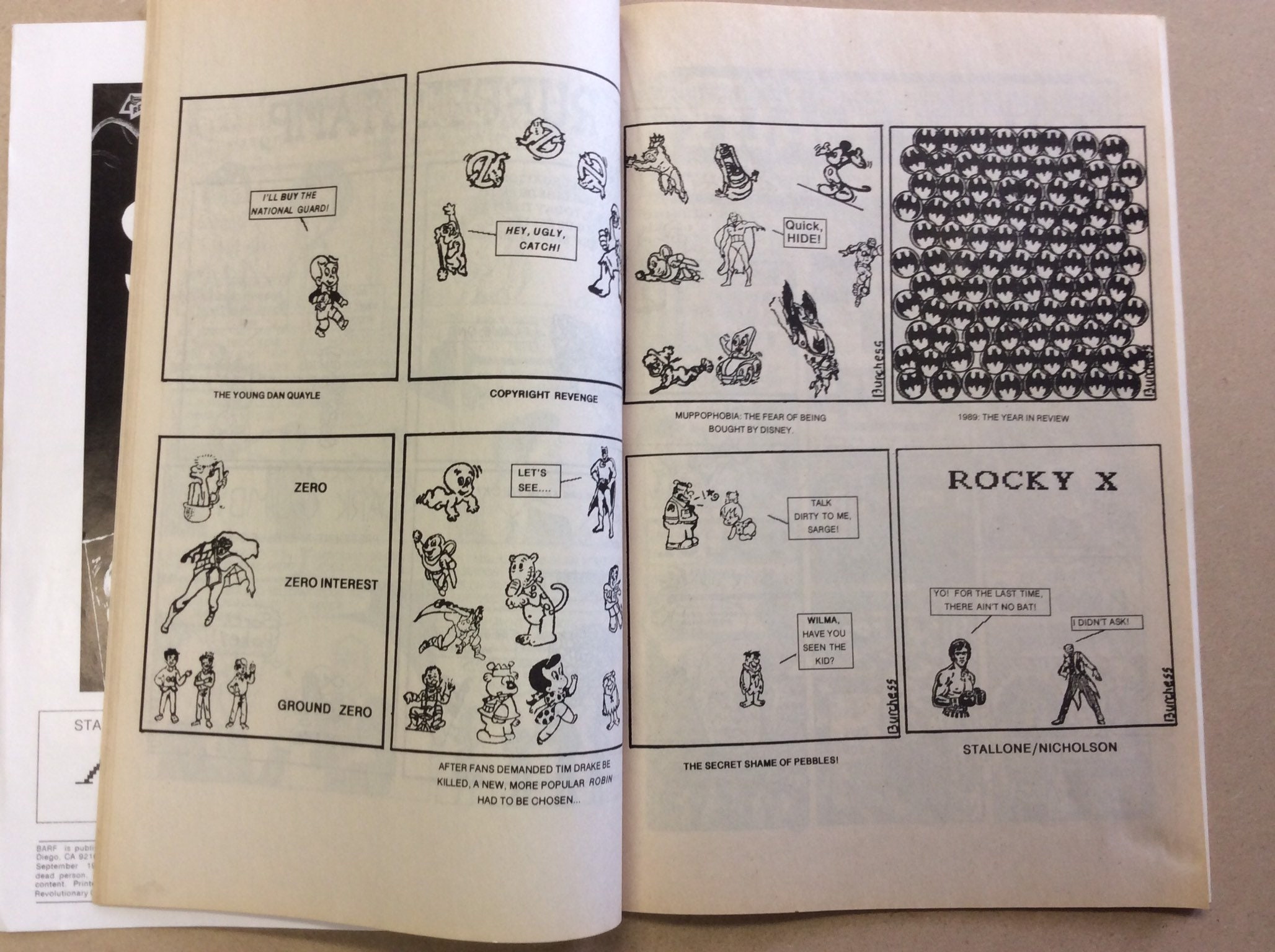 1990 Revolutionary Comics BARF Comic, Volume 1, Number 3, First Printing, Black and White - Etsy