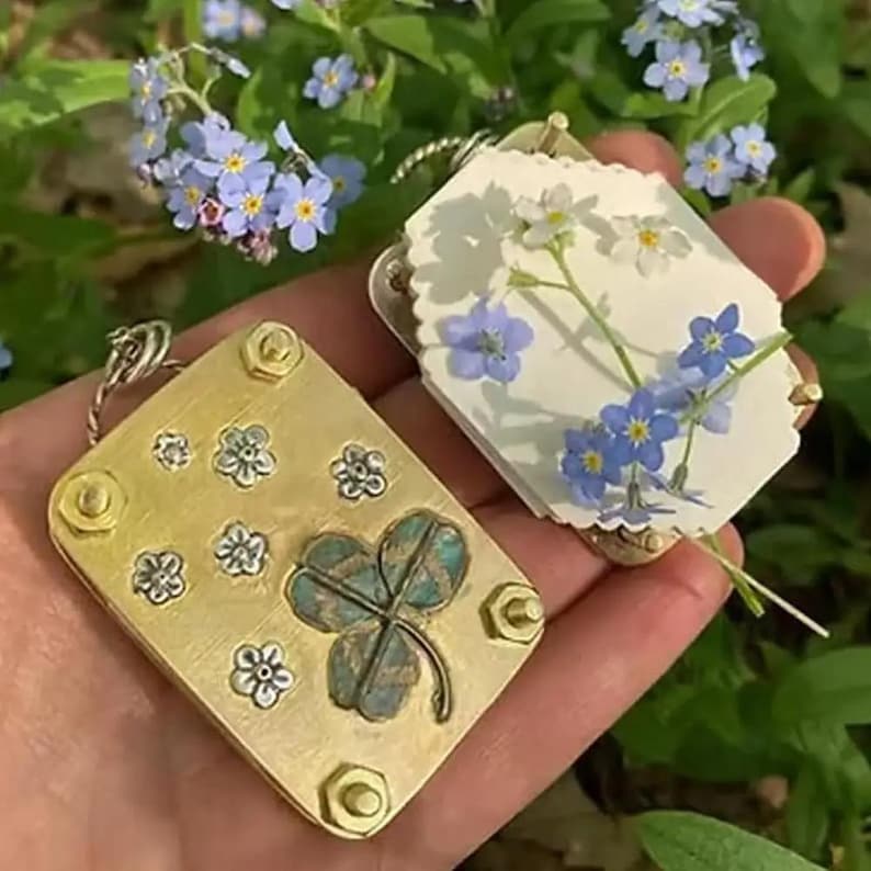 Mini Metal Flower Press Kit, Plant Press Tool for Dried Flowers ...