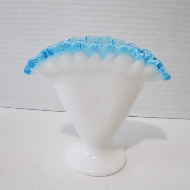 Fenton Fan Vase - Etsy