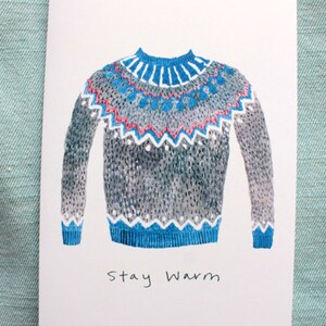 Sweater Card Set - Etsy