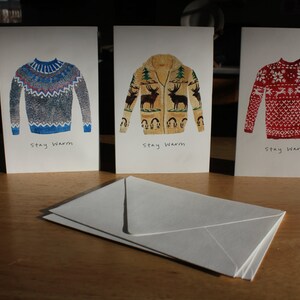 Sweater Card Set - Etsy