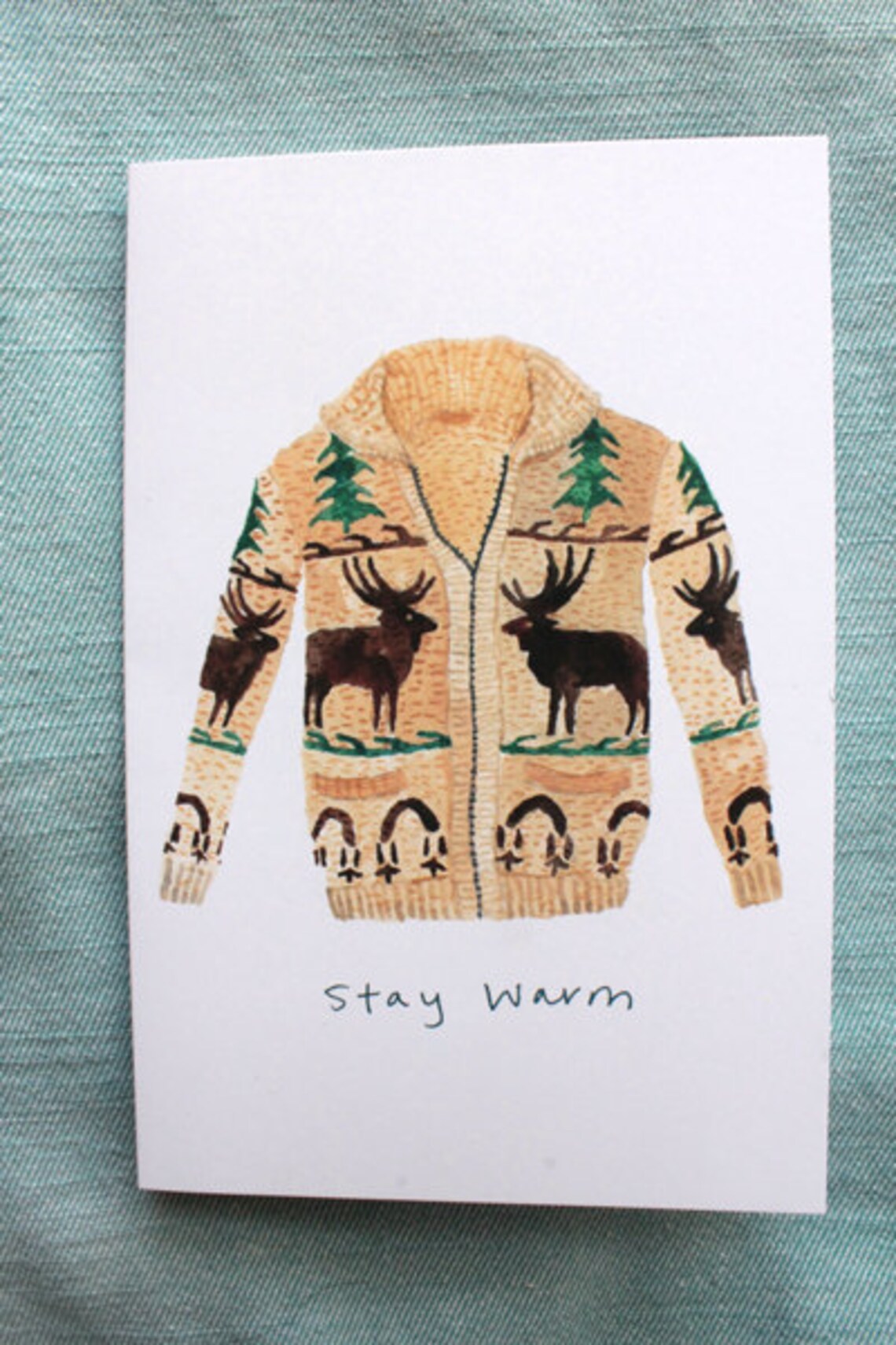 Sweater Card Set - Etsy
