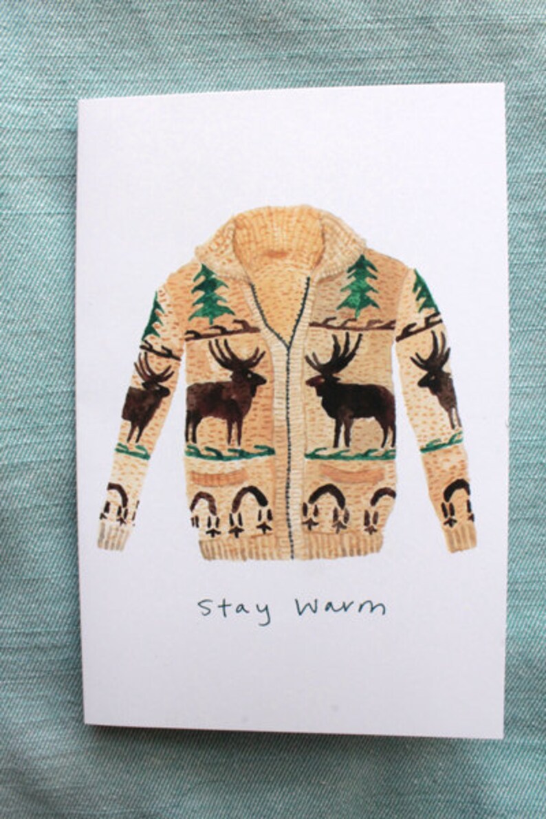 Sweater Card Set - Etsy