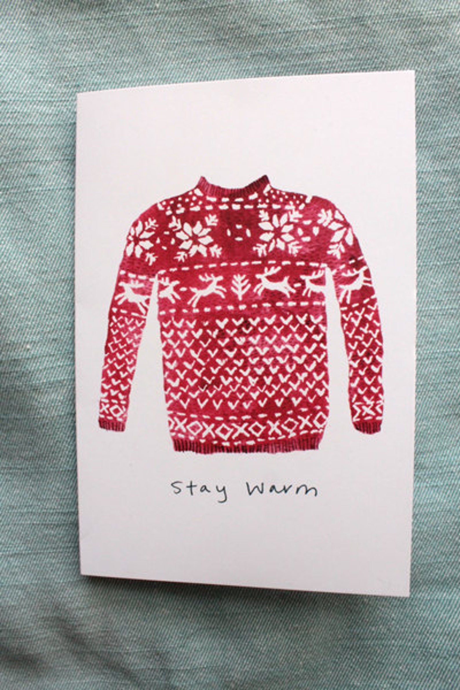 Sweater Card Set - Etsy