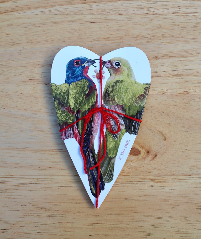 Love Bird Valentine Card, Printable Card for Her, Blank Option, Instant ...