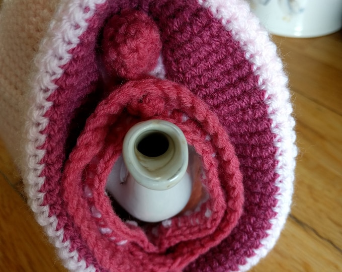 Tea Cosy, Vulva, Vagina. Hand Crocheted. - Etsy