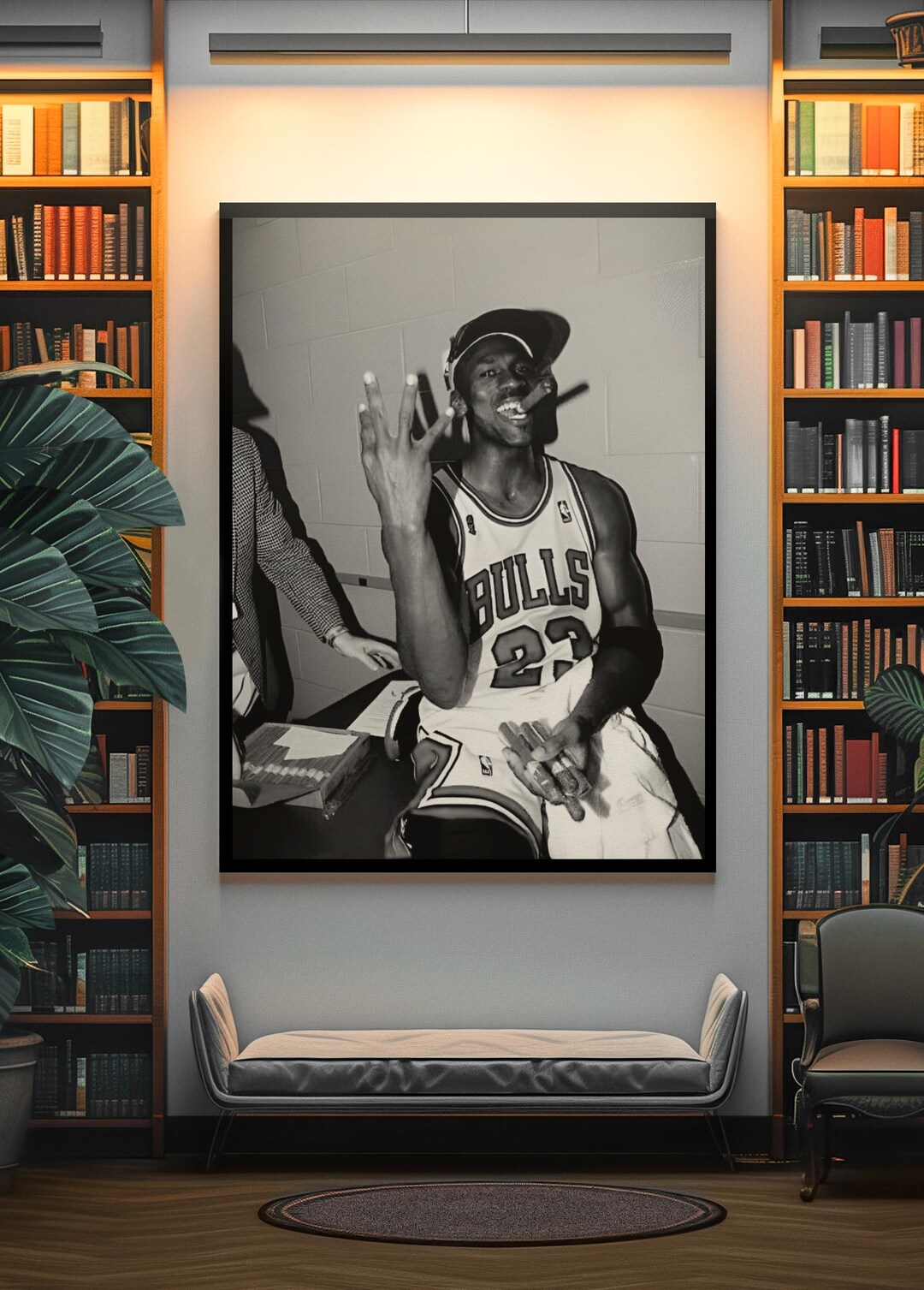 Essential Michael Jordan 3 Peat Wall Art | Timeless NBA Legend Decor ...