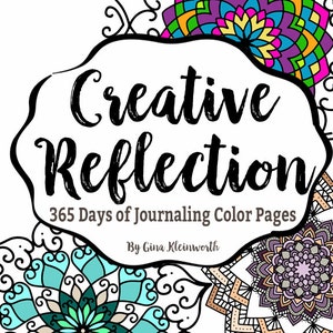 Creative Reflection - 365 Days of Journaling Color Pages Ebook - Etsy
