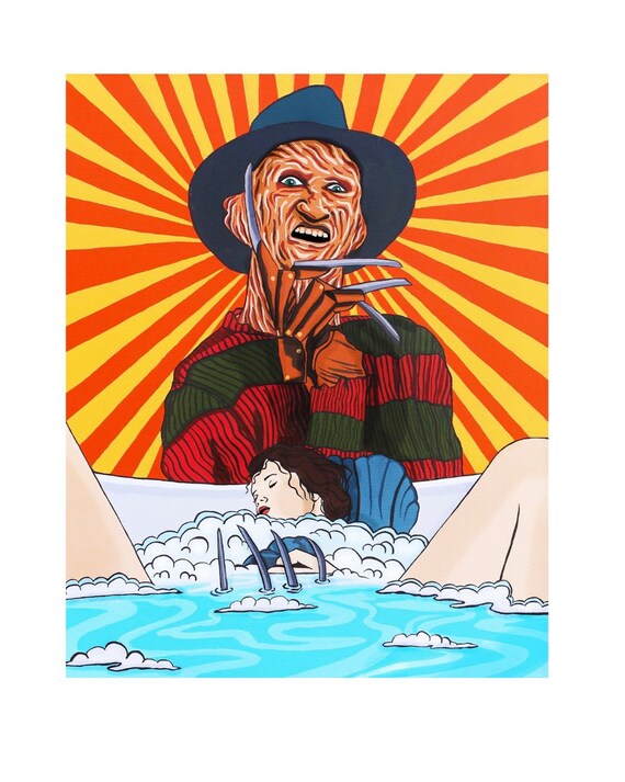 Horror Pop Art Print A Nightmare On Elm ST | Etsy