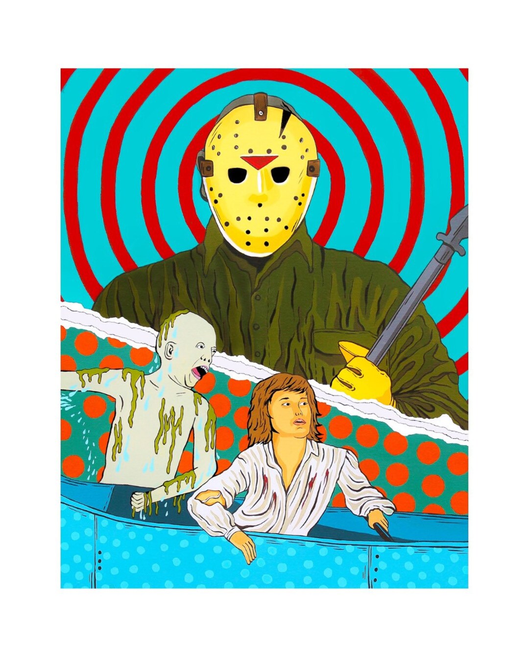 Horror Pop Art Print (friday the 13th) - Etsy