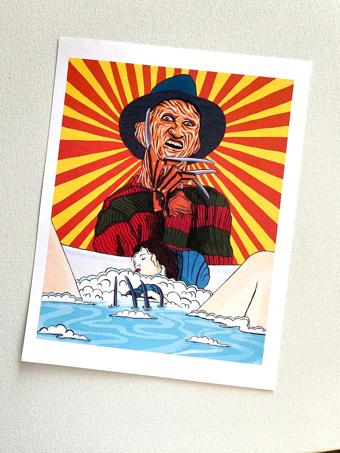 Horror Pop Art Print A Nightmare On Elm ST | Etsy