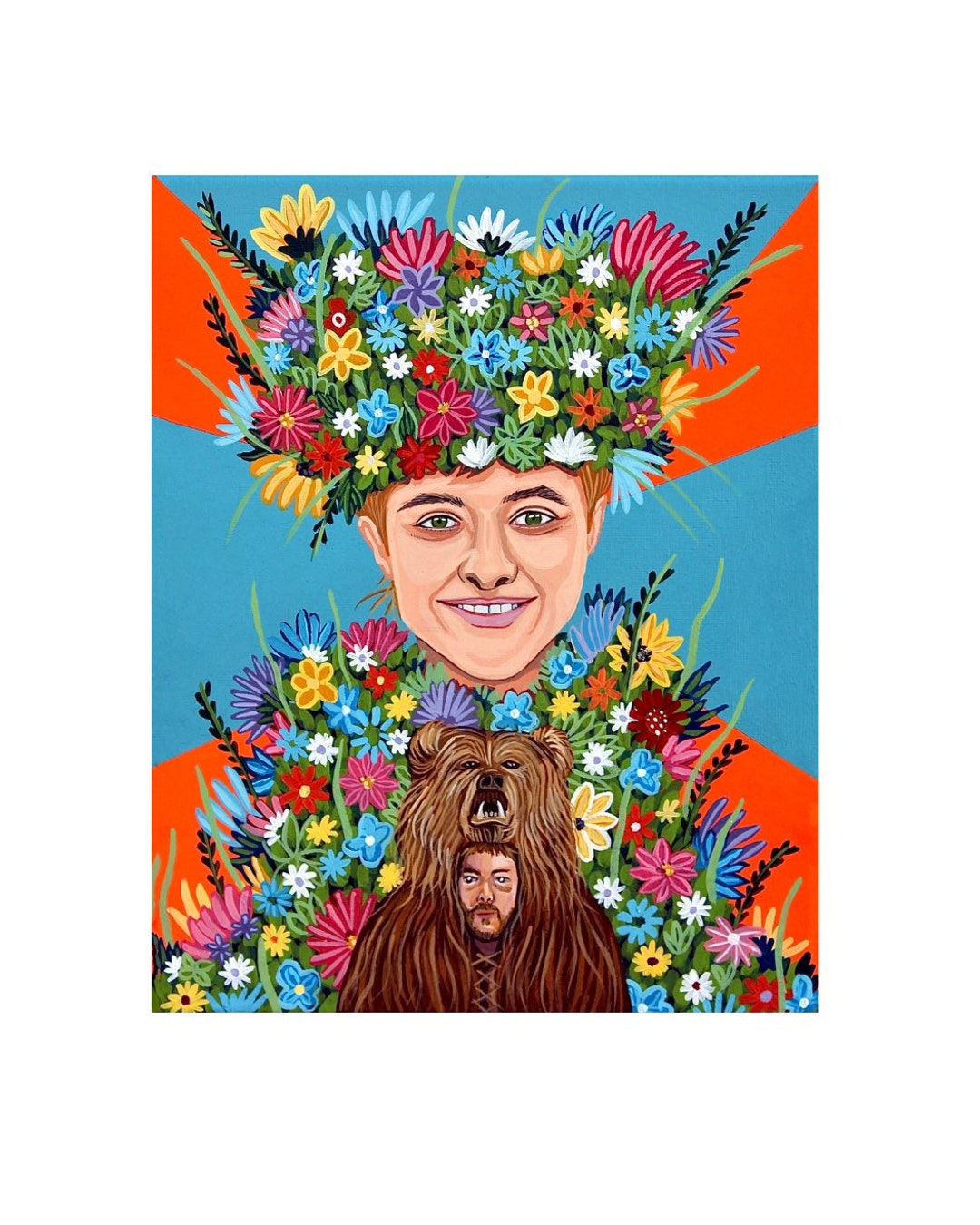 Horror Pop Art Print (the May Queen) - Etsy