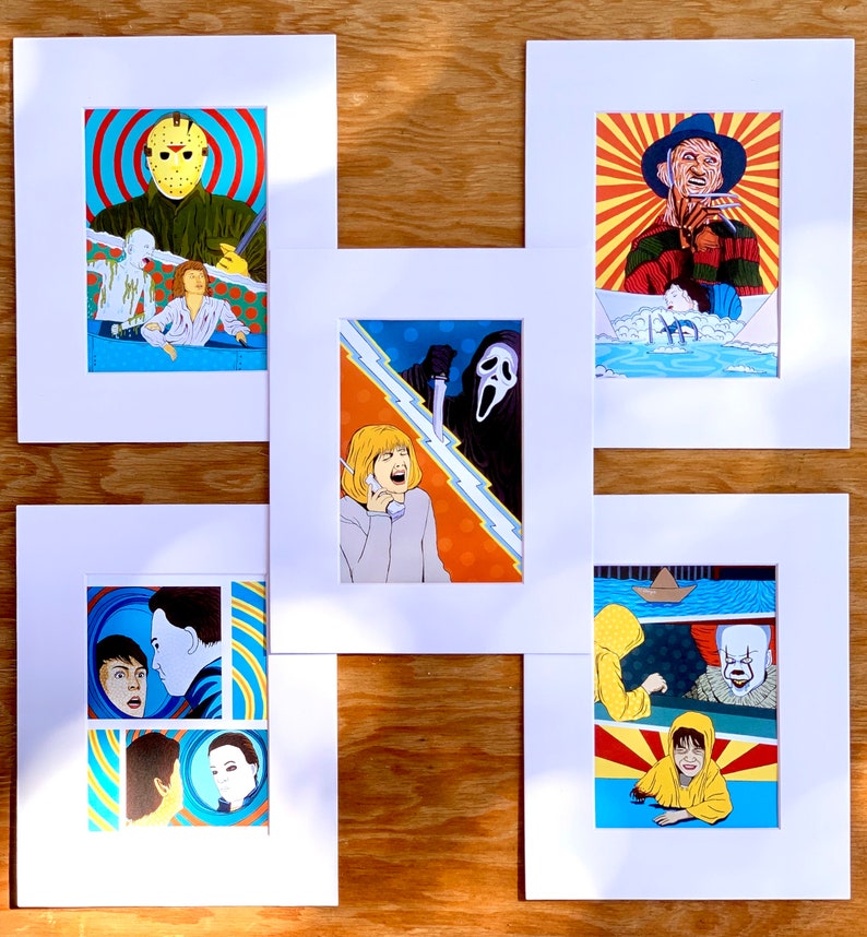 Horror Pop Art Print IT - Etsy