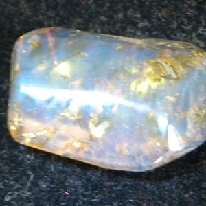Blue Amber Natural Dominican Amber 34x21x15mm Rare Blue Amber Cabochon ...