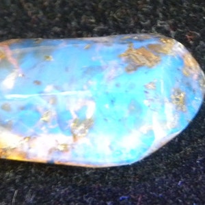 Blue Amber Natural Dominican Amber 34x21x15mm Rare Blue Amber Cabochon ...
