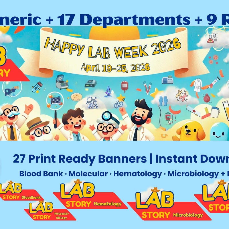 2026 Lab Week Banner - Etsy