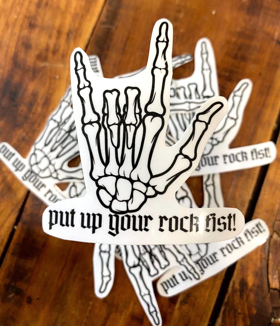 Skeleton Hand Sticker | ASL I Love You, Alternative Christian Vinyl ...