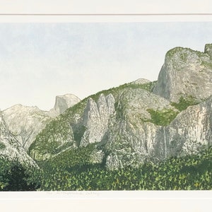 THE INCOMPARABLE VALLEY - Fine Art Linocut Relief Print, Original Art ...