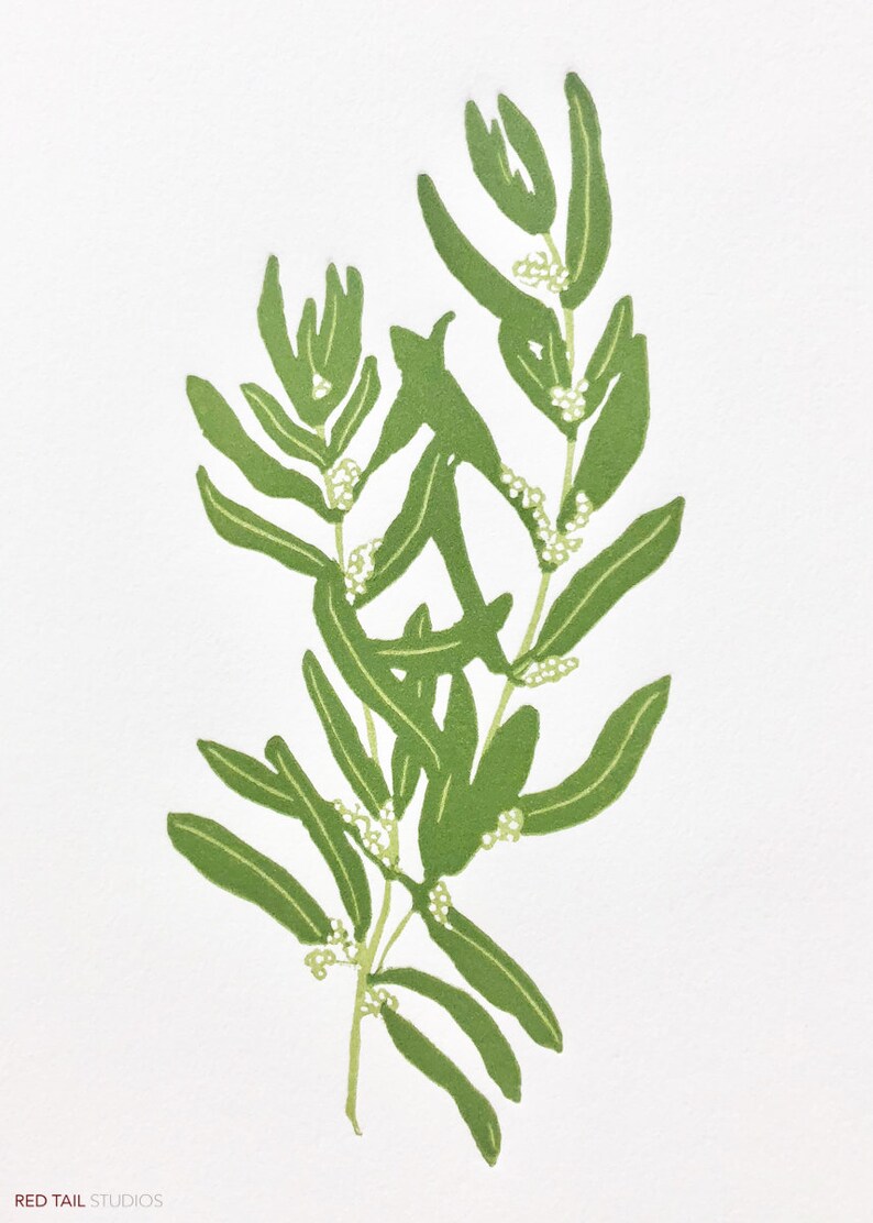 OLIVE SPRING Original Fine Art Linocut Relief Print | Etsy