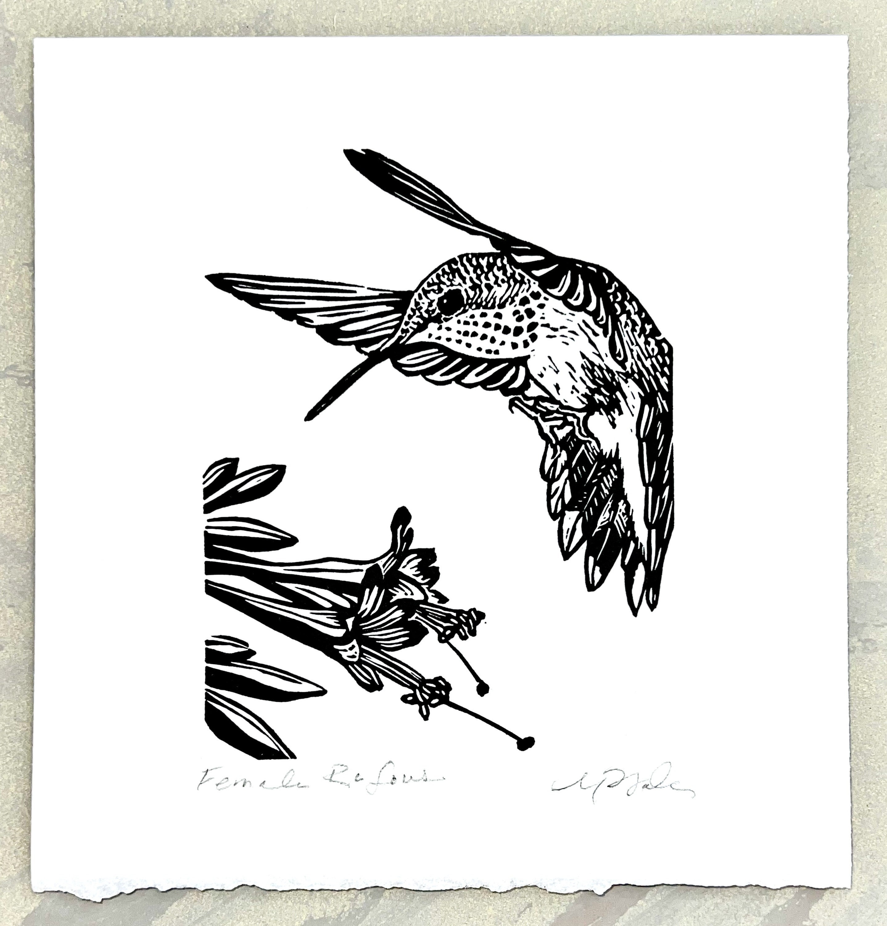 Flamboyant Inktober 2021 SNOWY EGRET with Breeding Plummage Linocut ...
