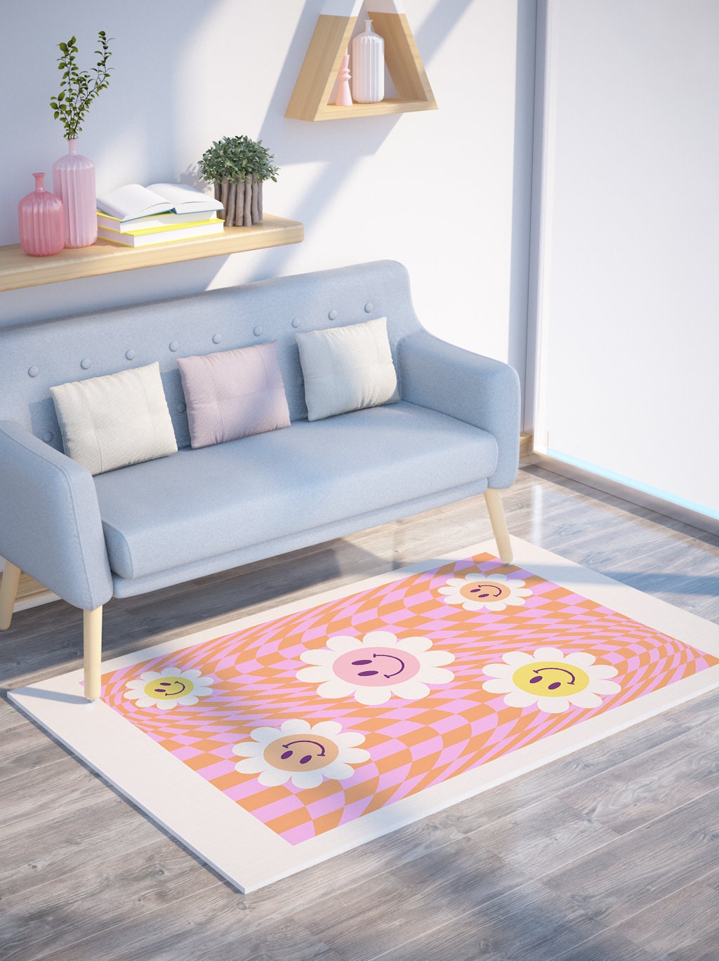 Rugs for Bedroom Aesthetic,danish Pastel Rug,danish Pastel Room Decor ...