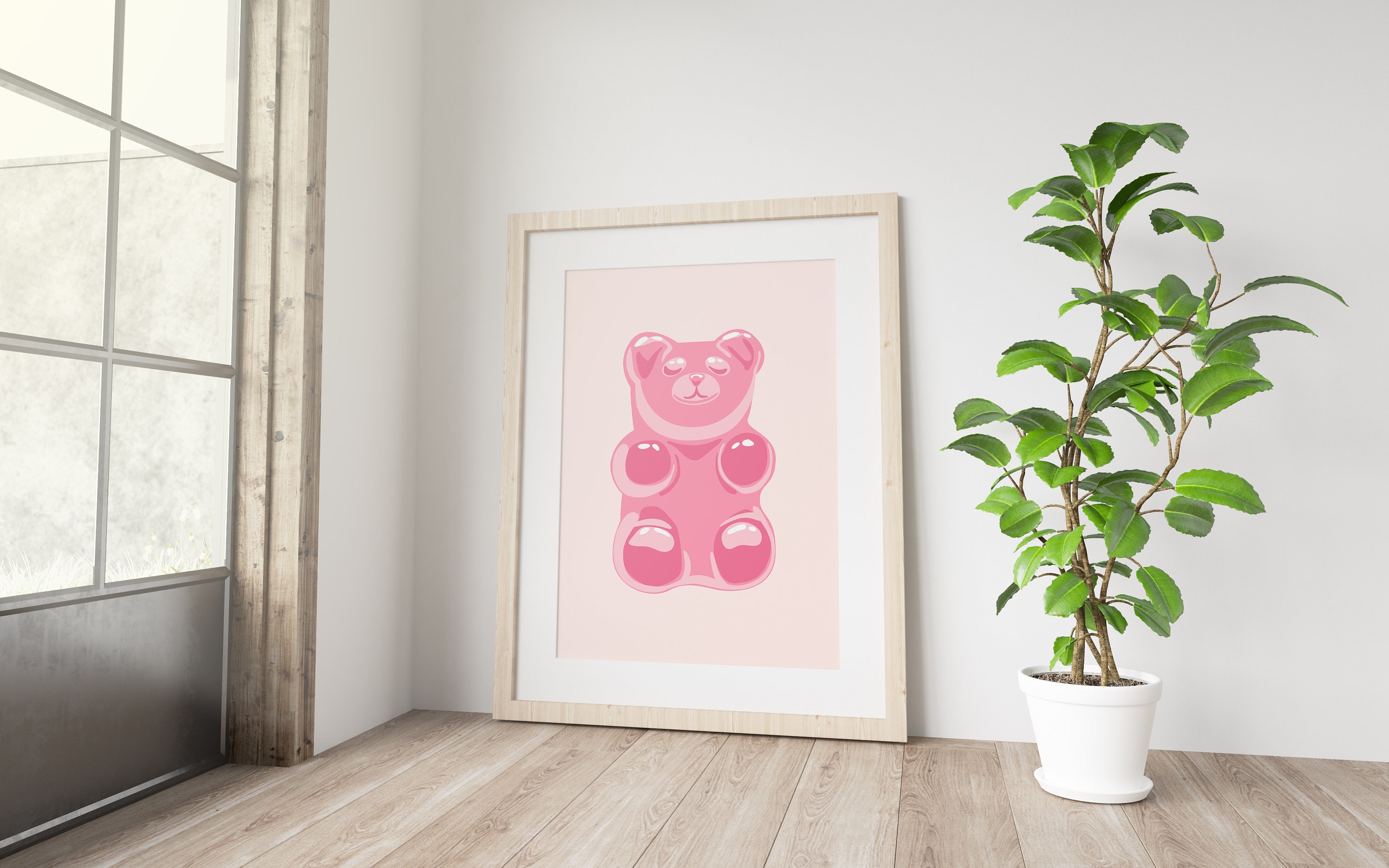Gummy Bear Art, Gummy Bear,gummy Bear Gift Ideas, Gummy Bear Wall Art ...