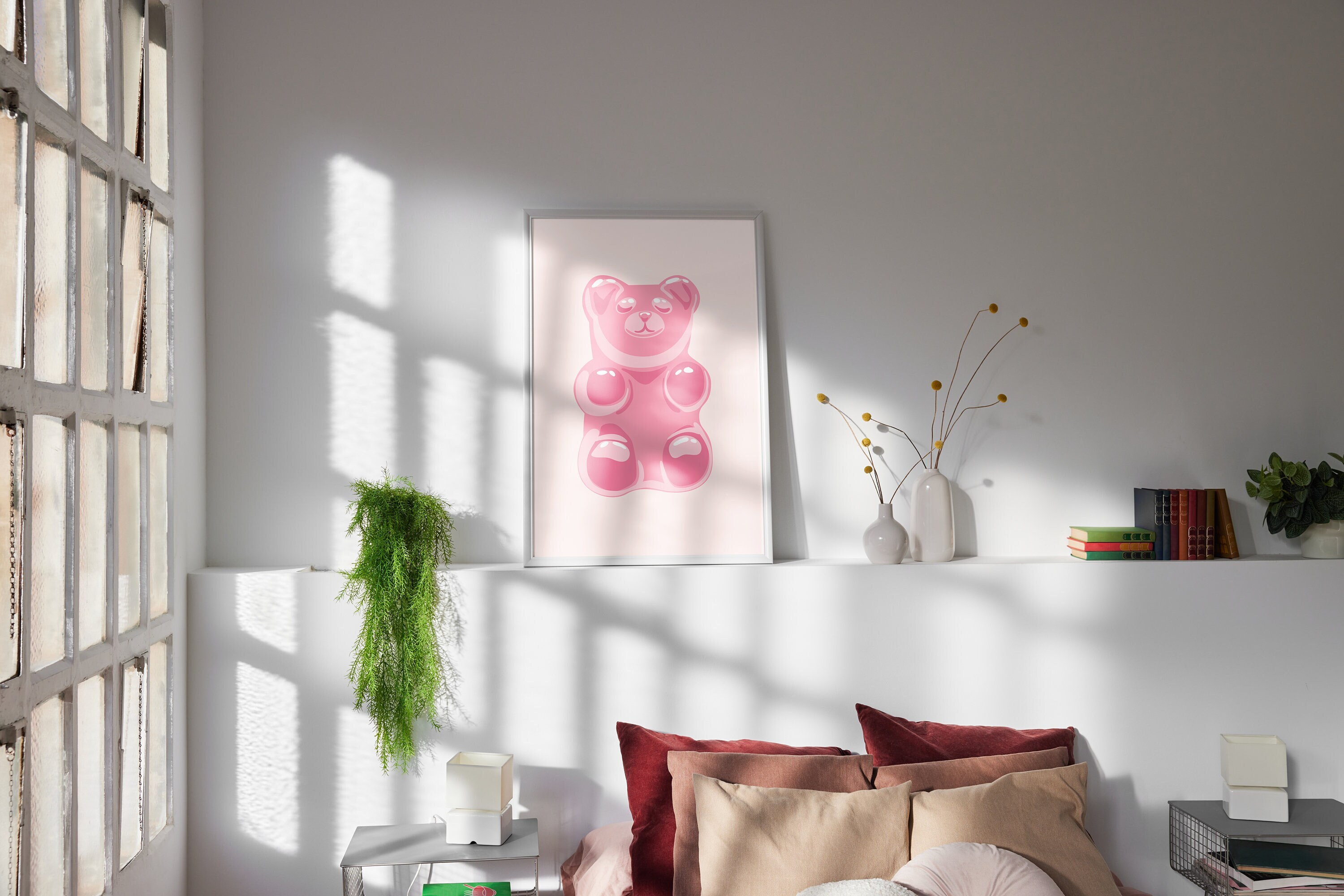 Gummy Bear Art, Gummy Bear, PHYSICAL Art Print, Gummy Bear Wall Art ...