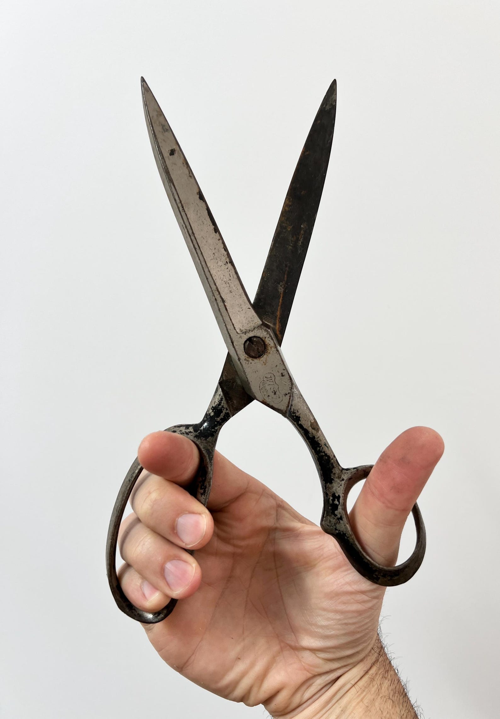 Large Vintage Wiss Scissors - 10" Wiss-inlaid Scissors - Etsy