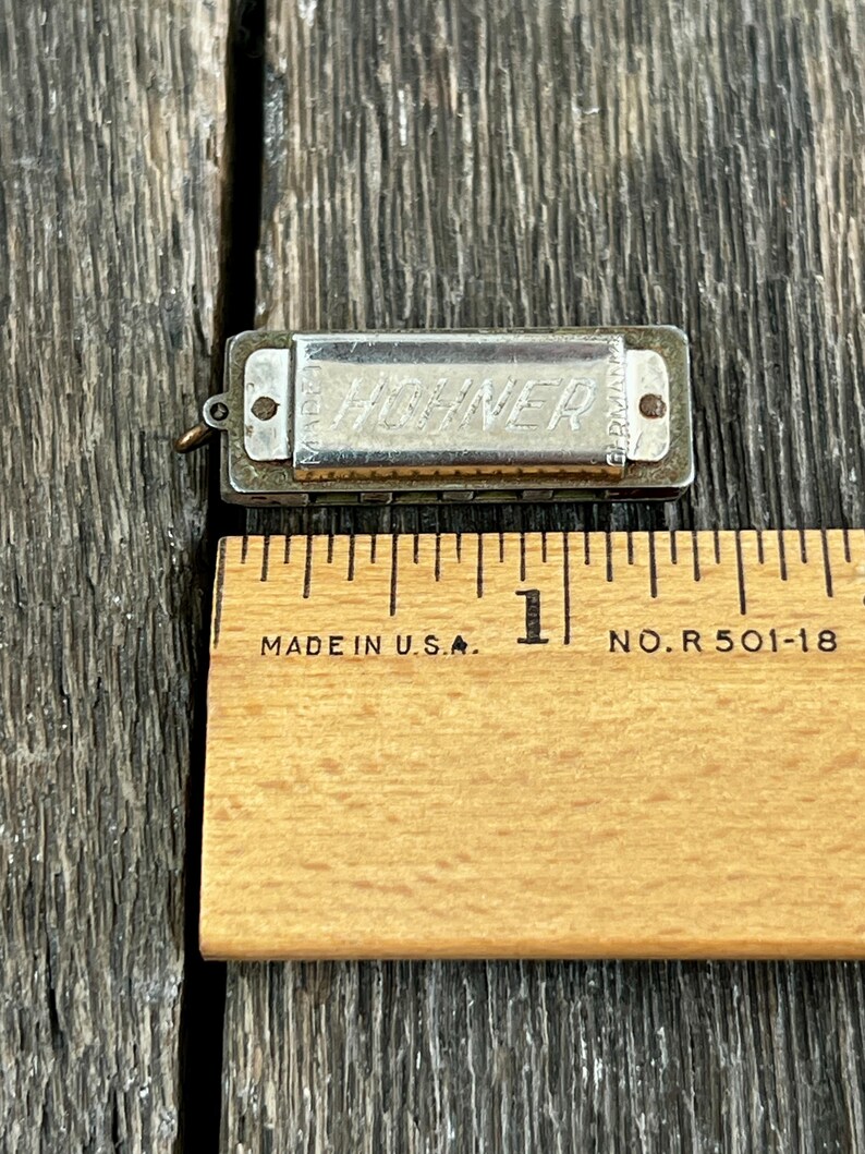 Vintage Mini Hohner Harmonica - 1 1/2" Little Lady Hohner Harmonica No ...