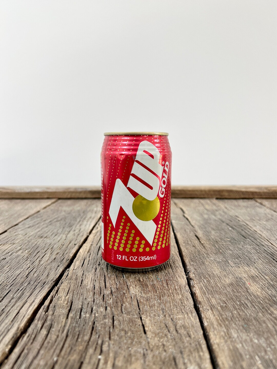 1980's 7up Gold Can Rare Collectible 1/4 Full 7up Gold 12oz Can - Etsy