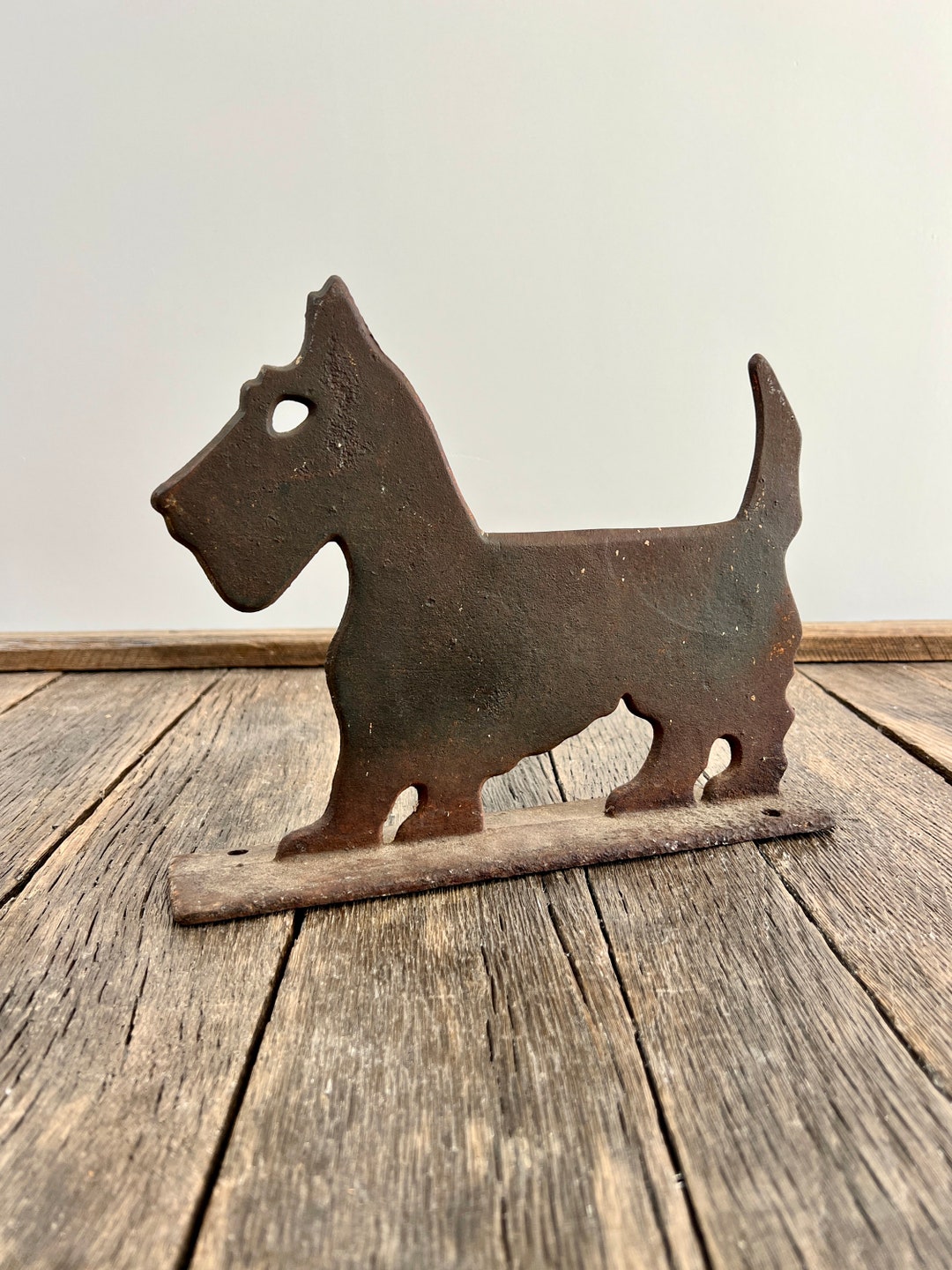 Antique Scottie Dog Boot Scraper - Cast Iron Scotty Dog Boot Scraper - Etsy