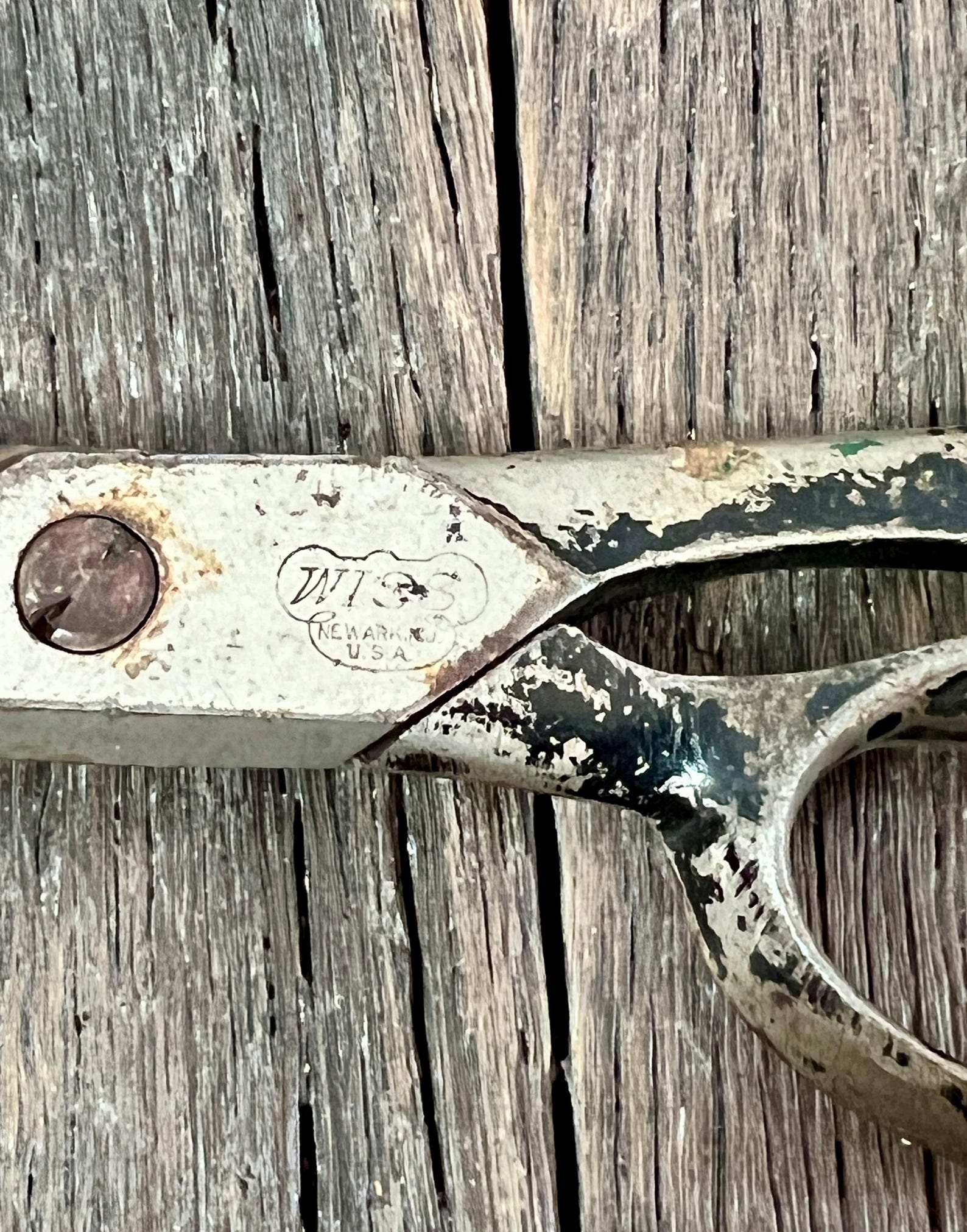 Large Vintage Wiss Scissors - 10" Wiss-inlaid Scissors - Etsy