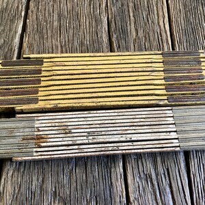 Vintage Folding Rulers - 2 Wood and Metal Folding Rulers - 72 ...