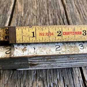 Vintage Folding Rulers - 2 Wood and Metal Folding Rulers - 72 ...