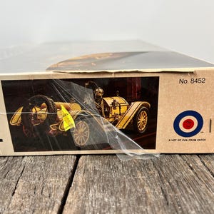 SEALED Vintage Mercer Raceabout Model Kit No 8452 - Collectible Entex 1 ...