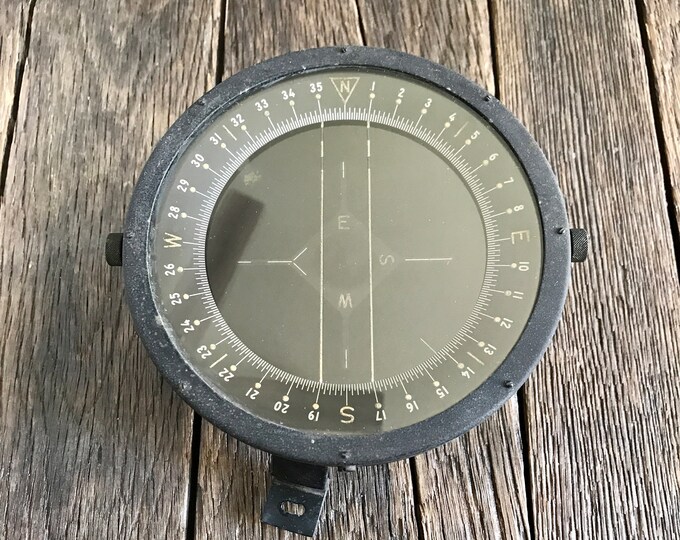 WWII A.F. U.S. Army Type D-12 Compass - Working Large Military Compass ...