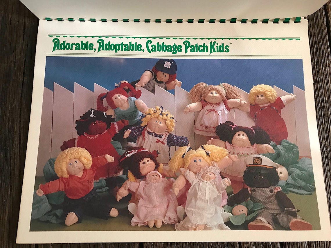 Vintage Cabbage Patch Kids Book Large Cabbage Patch Books | Etsy