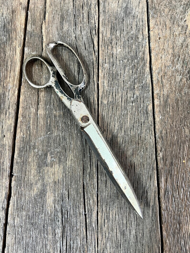 Large Vintage Wiss Scissors - 10" Wiss-inlaid Scissors - Etsy