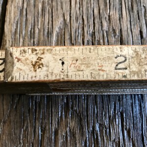 Vintage Folding Rulers - 2 Wood and Metal Folding Rulers - 72 ...