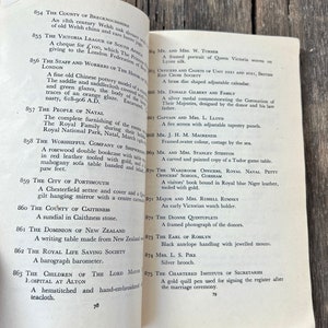 1947 Marriage of Princess Elizabeth and Philip Mountbatten List of Wedding Gifts Book - Etsy