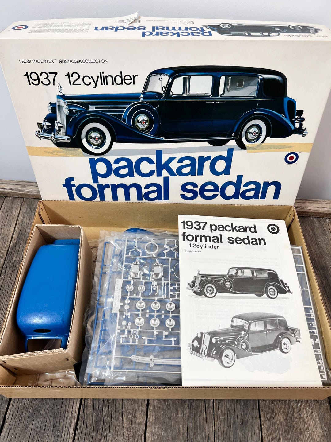 Unbuilt 1937 Packard Formal Sedan Entex No 9002 Collectible Entex 1/16 ...