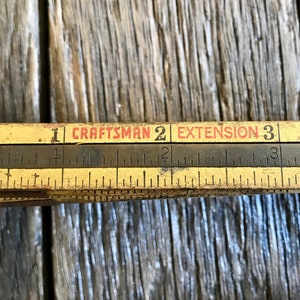 Vintage Folding Rulers - 2 Wood and Metal Folding Rulers - 72 ...
