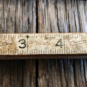 Vintage Folding Rulers - 2 Wood and Metal Folding Rulers - 72 ...