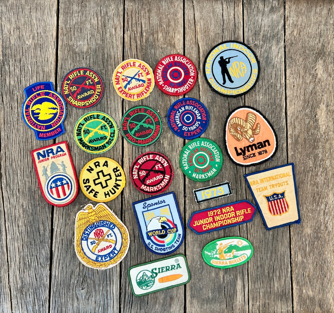 20 Vintage NRA Patches - Vintage Shooting Related Patches - Etsy