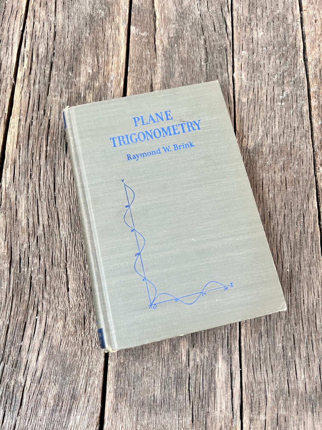 1940 Plane Trigonometry by Raymond Brink Vintage Math Book - Etsy