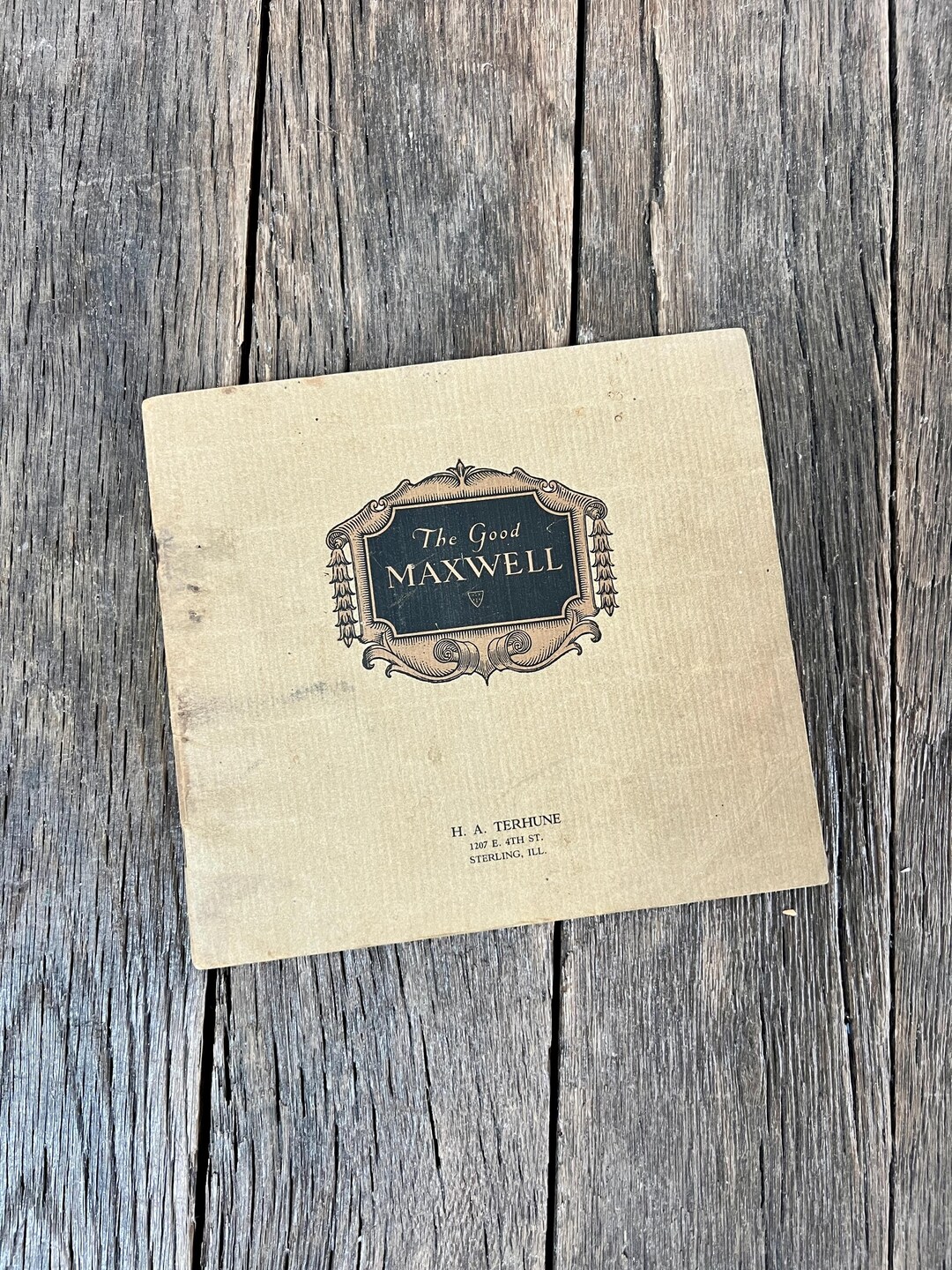 1920's the Good Maxwell Sales Booklet - Original Good Maxwell Car Booklet - Antique Car Brochure ...