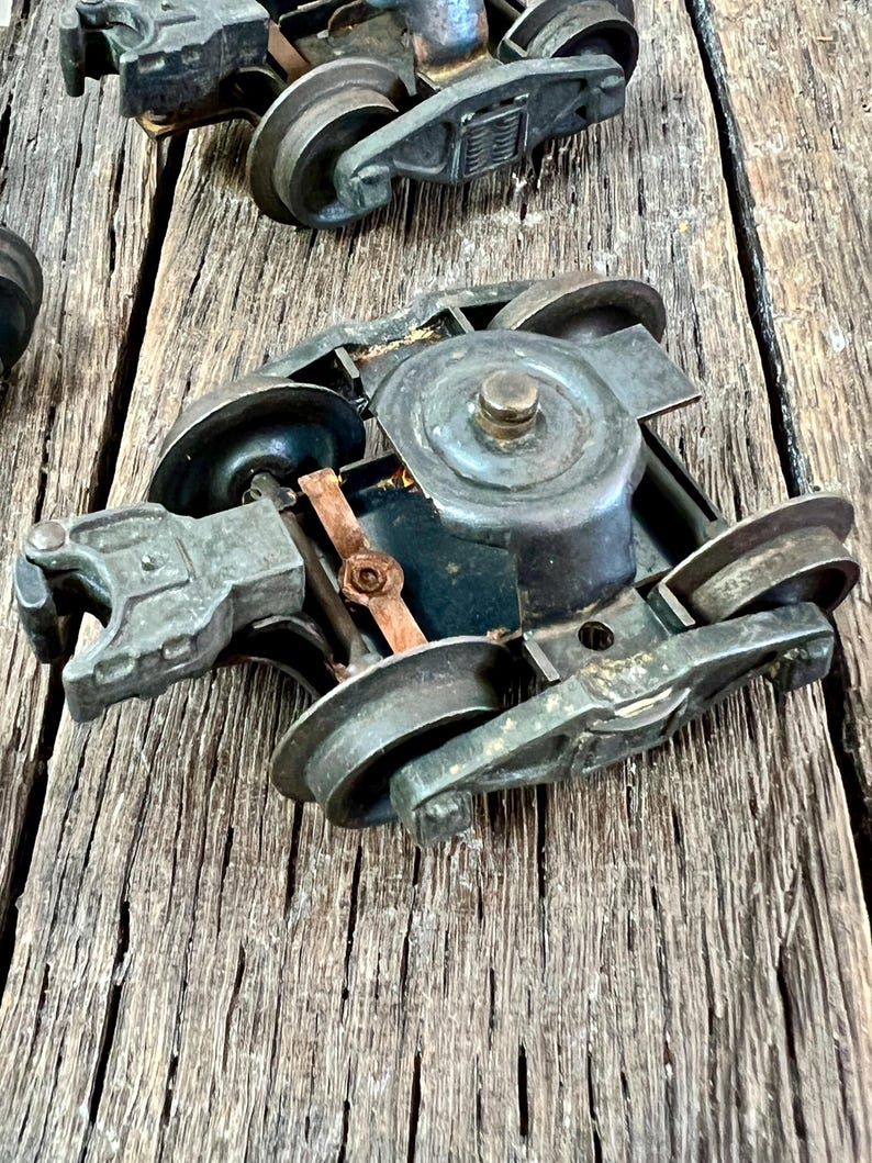 Vintage Model Train Wheels - 3 Vintage Metal Model Train Wheels - Etsy