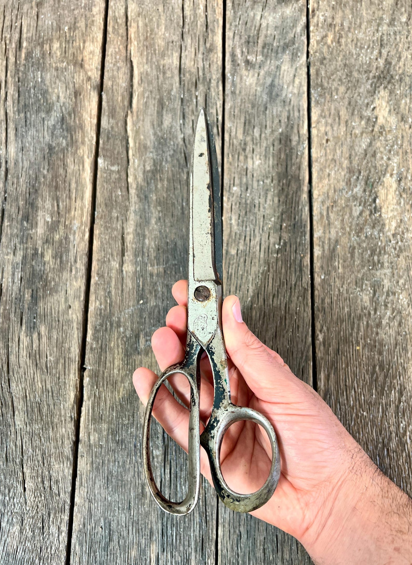 Large Vintage Wiss Scissors - 10" Wiss-inlaid Scissors - Etsy