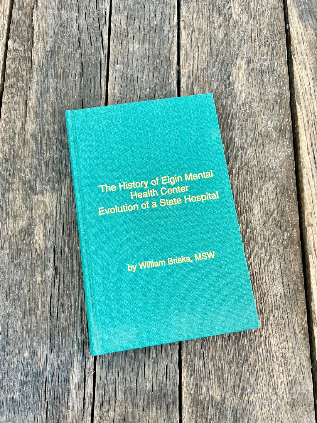 1997 the History of Elgin Mental Health Center Book by William Briska ...
